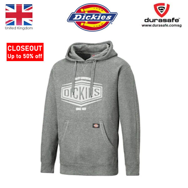 DICKIES SH3011 Rockfield Hoodie Grey - Durawear